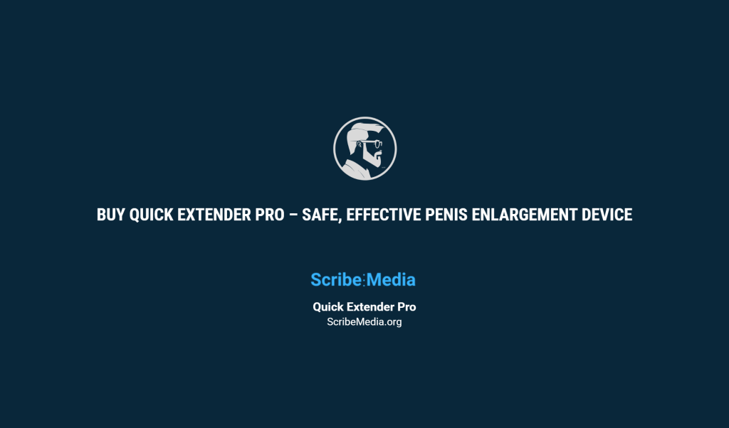 Buy Quick Extender Pro – Safe, Effective Penis Enlargement Device ...